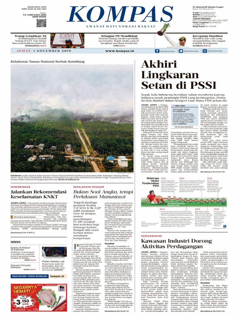 Kompas 01 Nov 2019 | PDF
