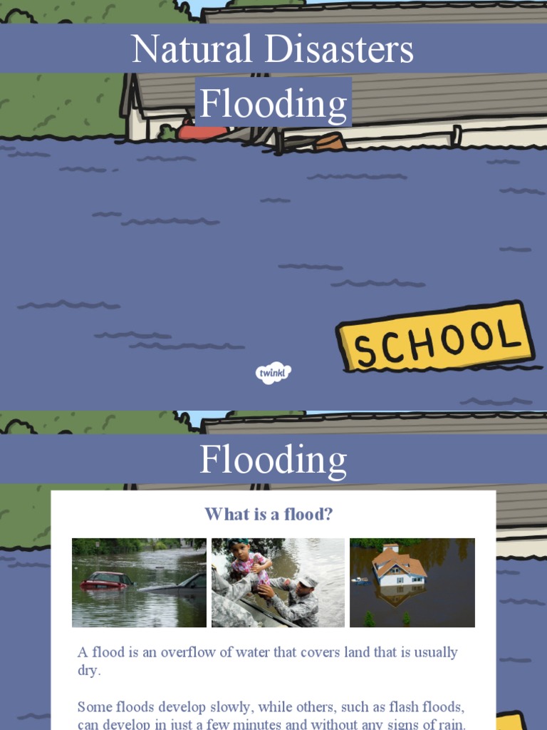 Natural Disasters Flooding Information PowerPoint | PDF | Flood | River
