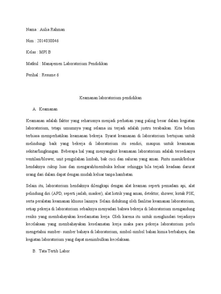 Resume 5 MLP Aulia Rahman (2014030046) | PDF