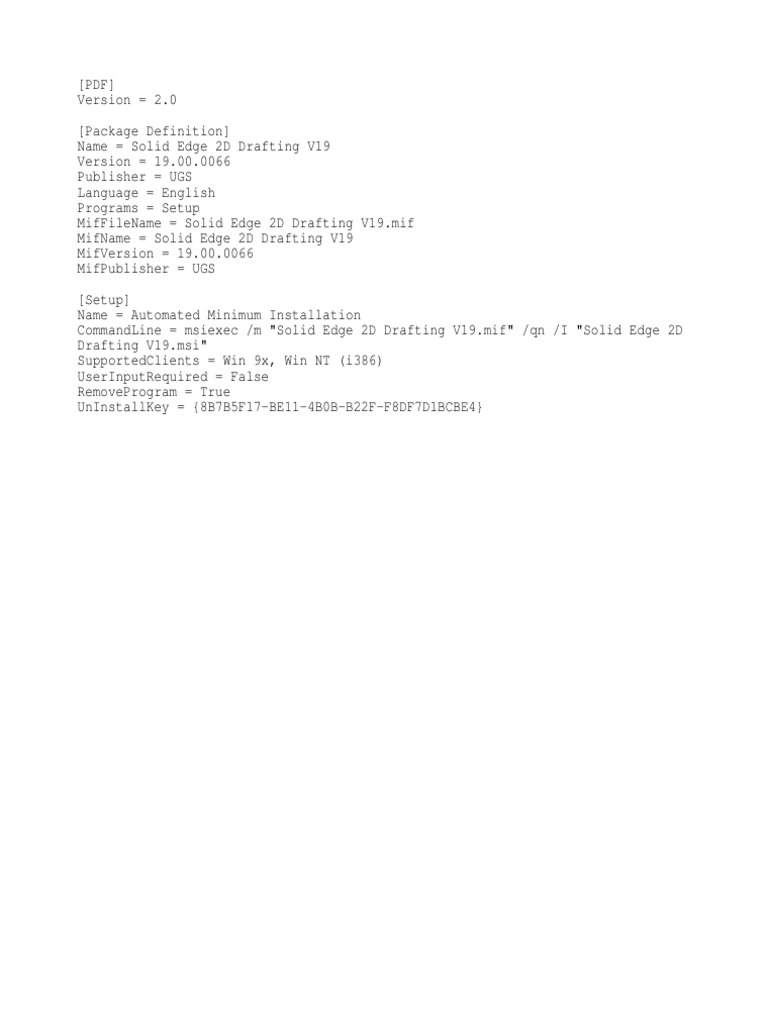 Solid Edge 2D Drafting V19 | PDF