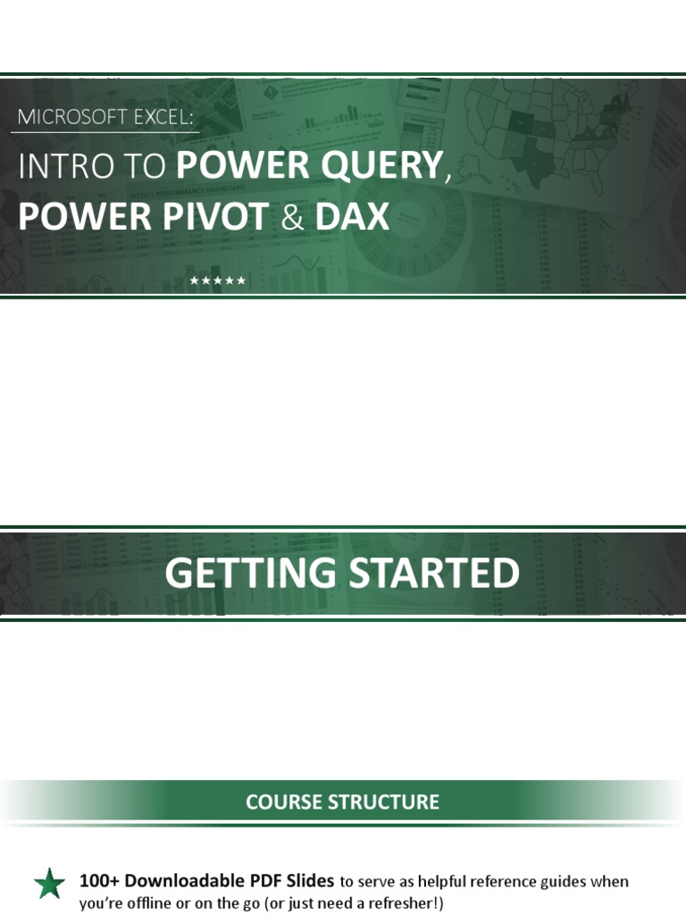 PowerQuery PowerPivot DAX | PDF | Computers