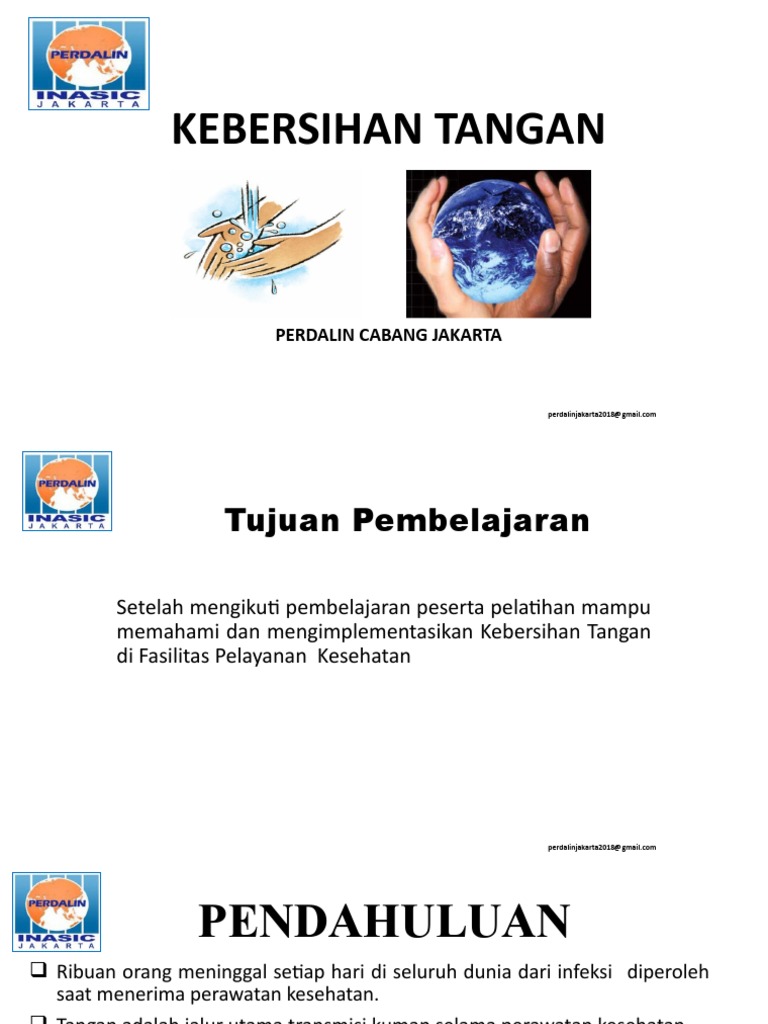 Sesi 2 - Kebersihan Tangan Perdalin-Drg Adriana | PDF