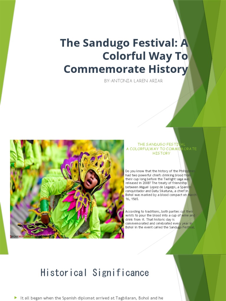 Colorful Sandugo Festival Commemorates Historic Blood Compact | PDF ...