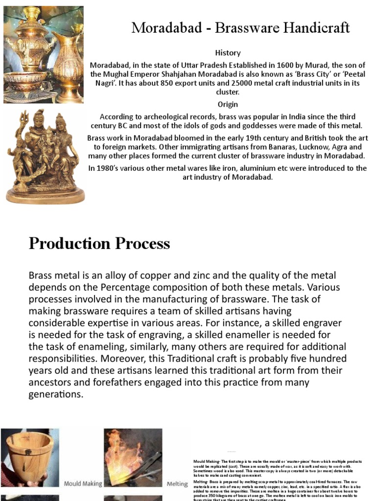 Moradabad | PDF | Casting | Brass