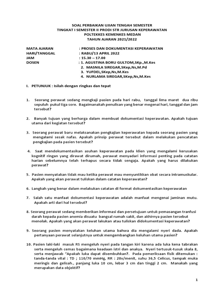 Agustina, Uts Perbaikan PDK 2022 2 | PDF