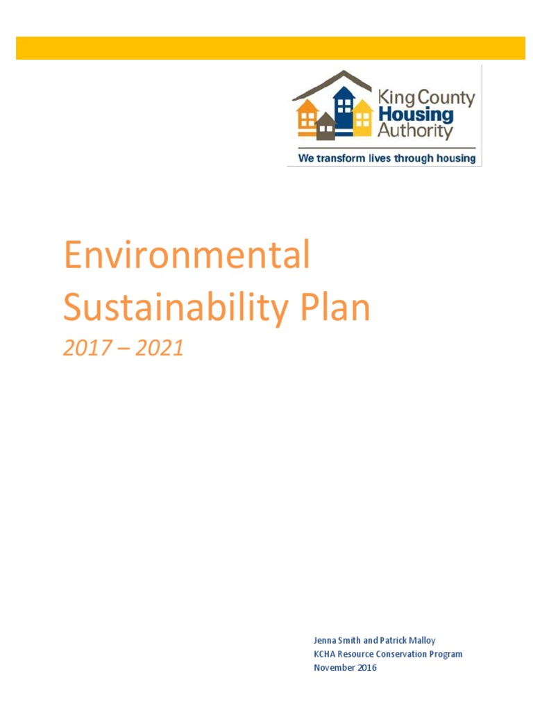Environmental Sustainability Plan | PDF | Sustainability | Renewable Energy