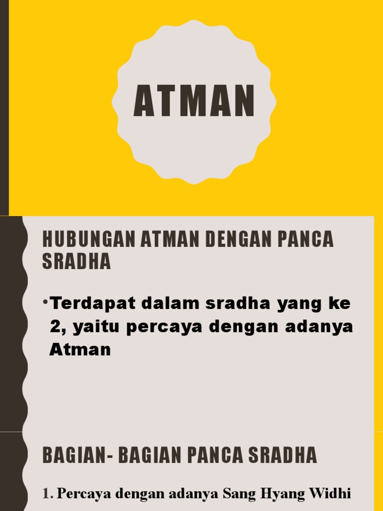 Atman | PDF