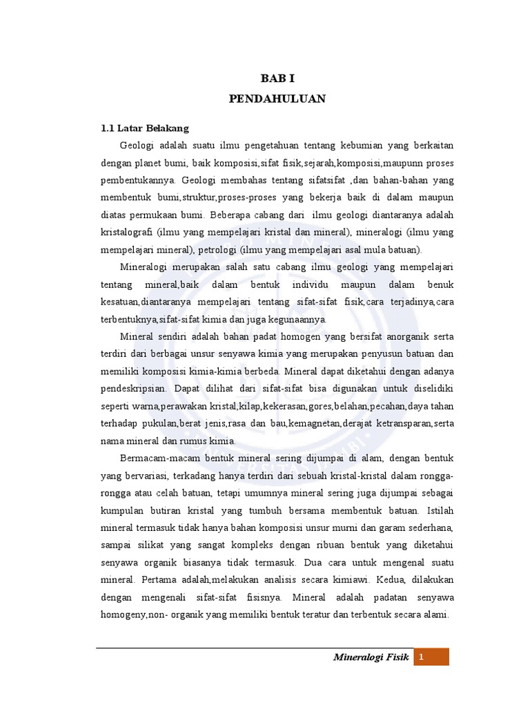 Laporan Mineralogi Fisik (2) - Ria HRF ( | PDF