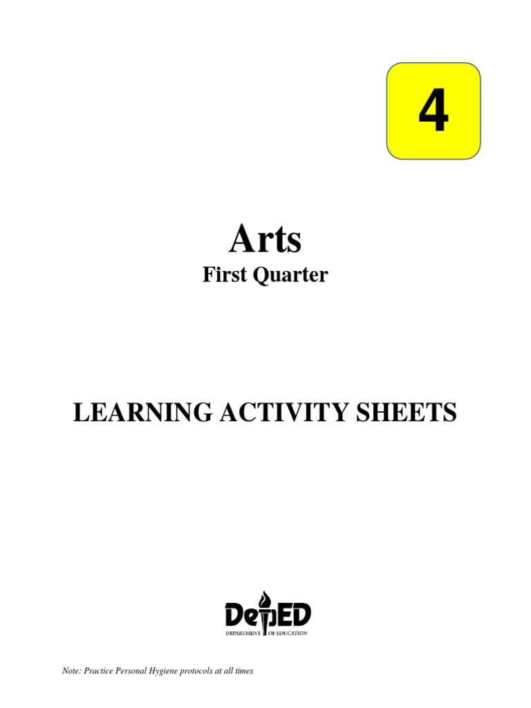 Arts 4 - Quarter1 | PDF | Philippines | Southeast Asia