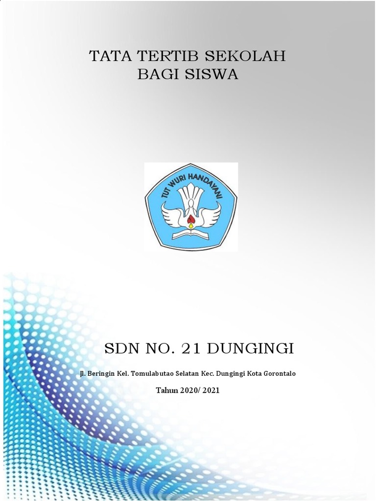 Tata Tertib SDN 21 Dungingi | PDF