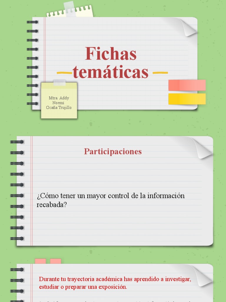 Ficha Temática | PDF | Información