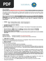 Invigilator Instructions and Script | PDF