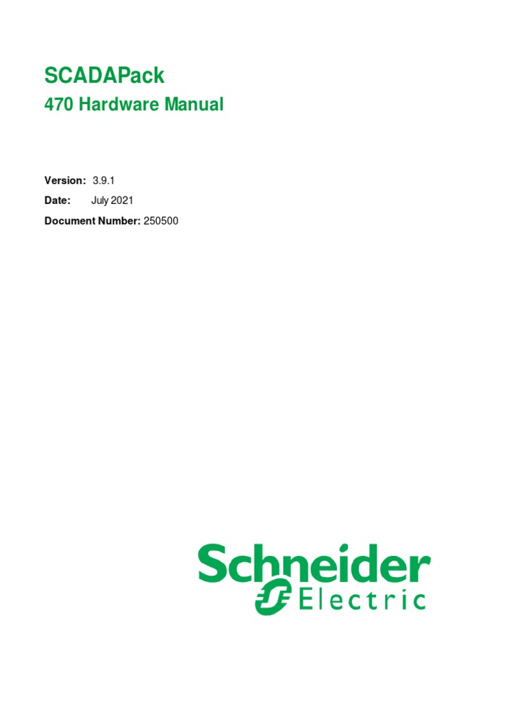 SCADAPack 470 User Manual | PDF | Security | Computer Security