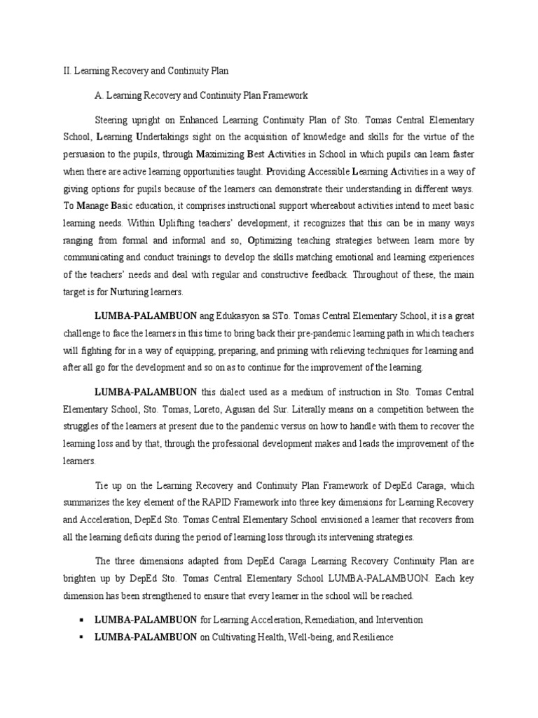 Framework (LRCP) | PDF