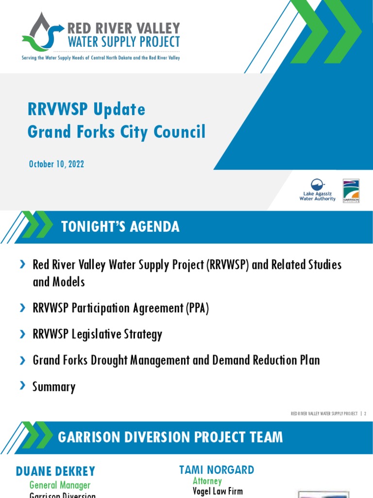 Red River Valley Water Supply Project | PDF | River | Water Supply