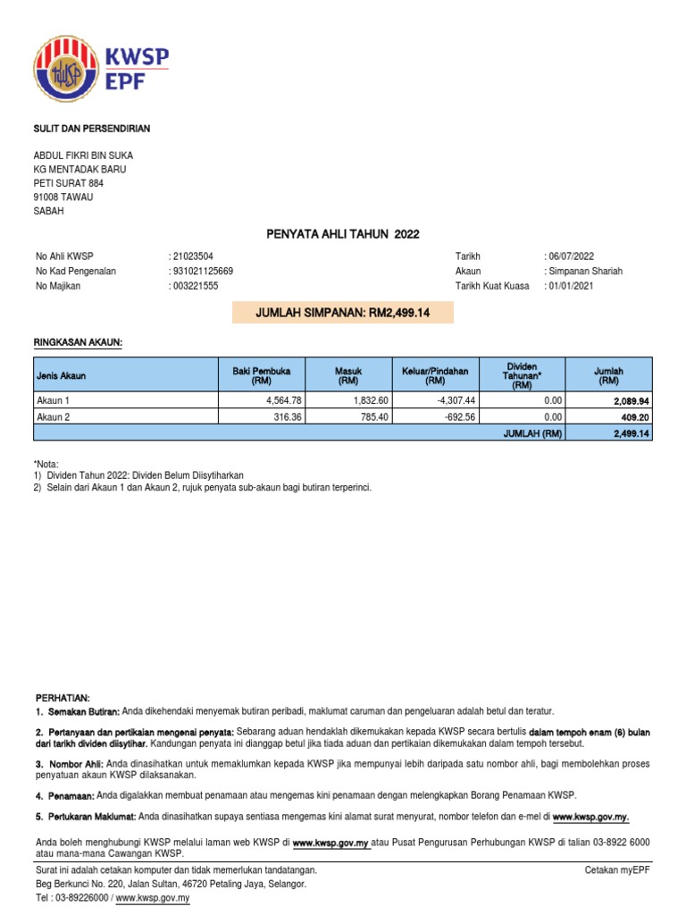 Summary Statement | PDF