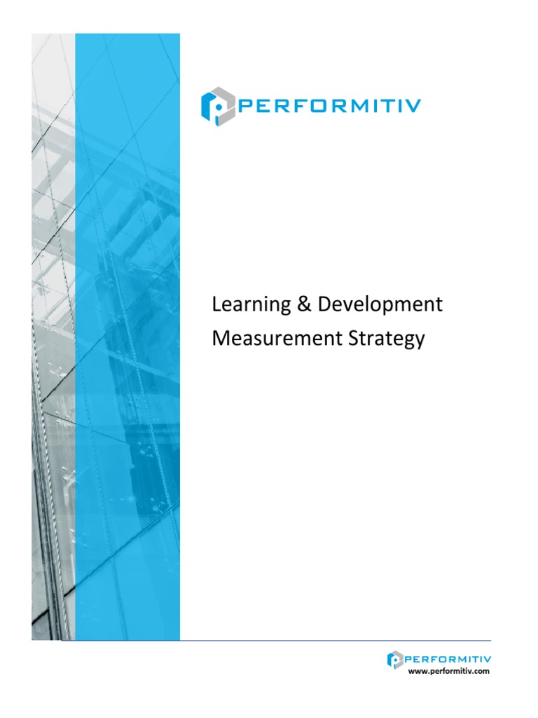 61d224f918bc0f3879da7f81 - L&D Measurement Strategy | PDF | Performance ...