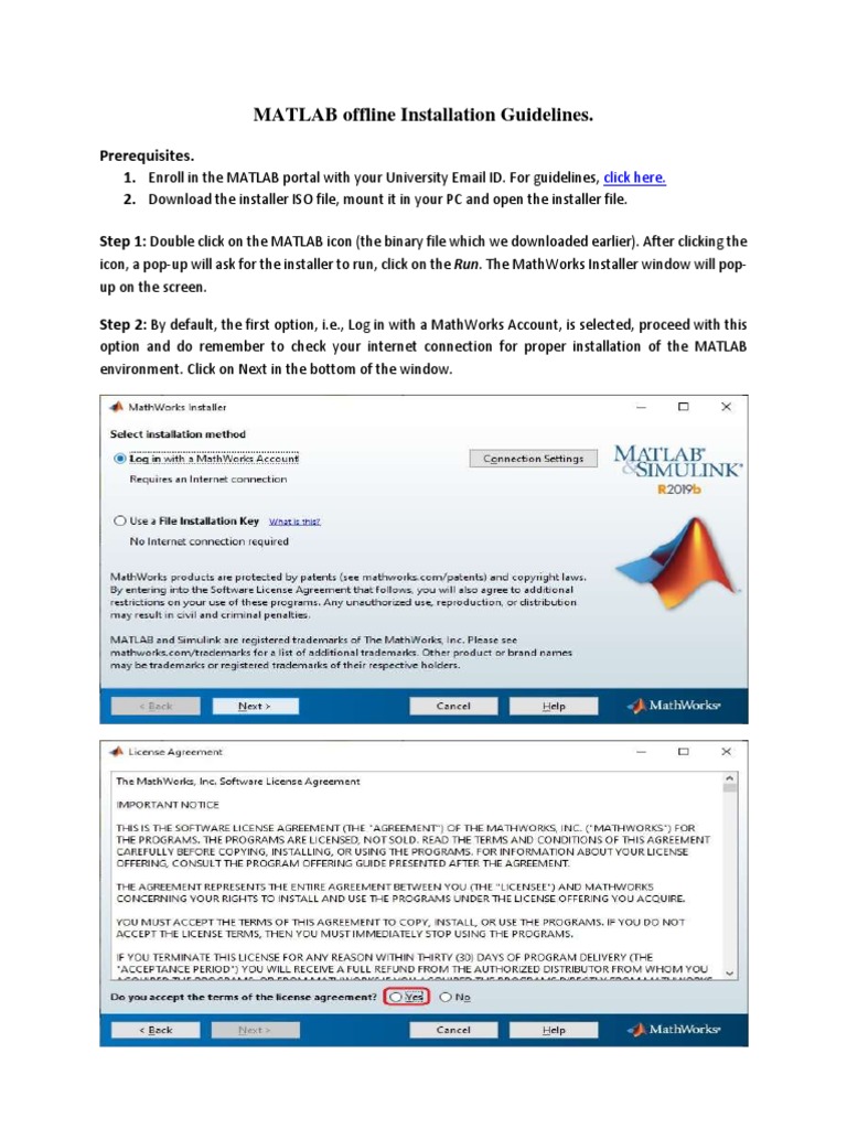 A Step-by-Step Guide to Successfully Installing MATLAB Offline | PDF | Icon (Computing) | Matlab
