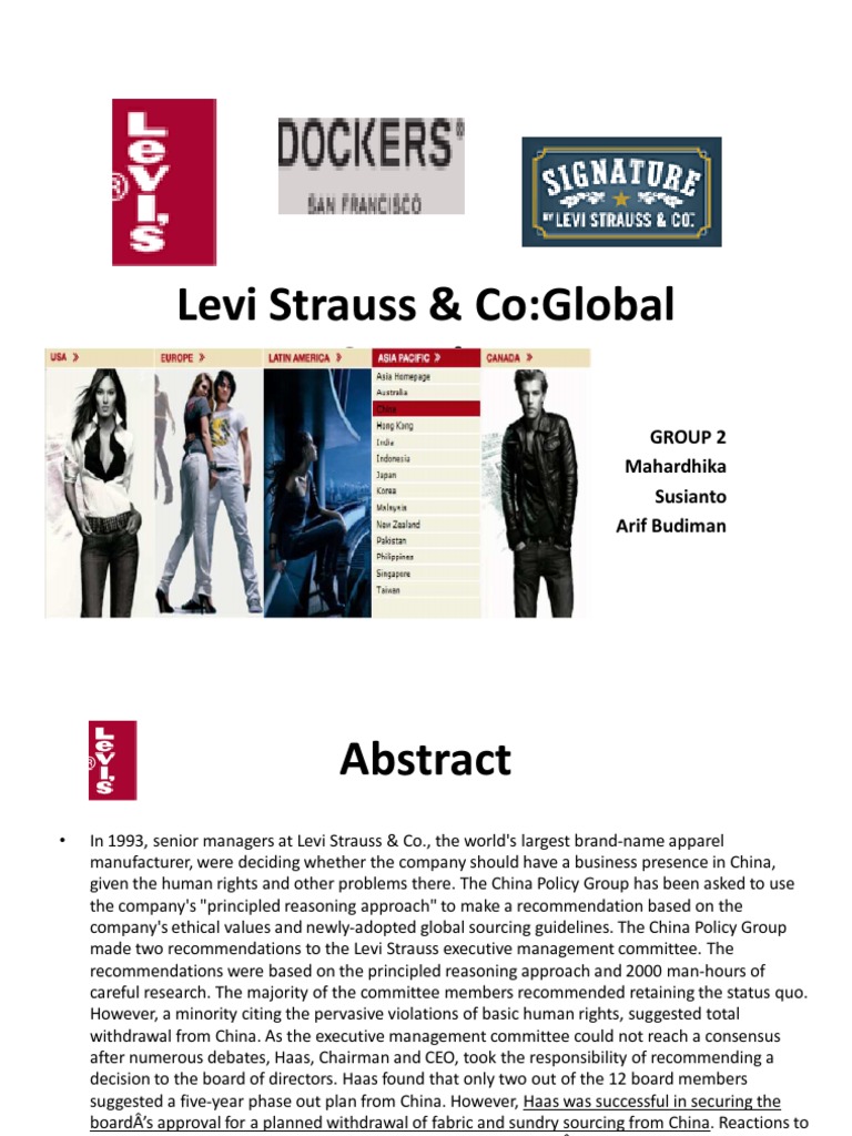 Levis Case | PDF