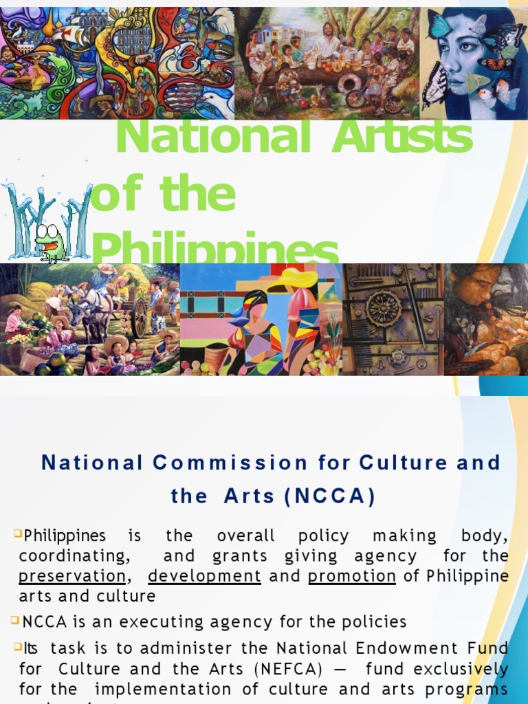 Week 5&6-National Artist of The Philippines - Traditional and ...