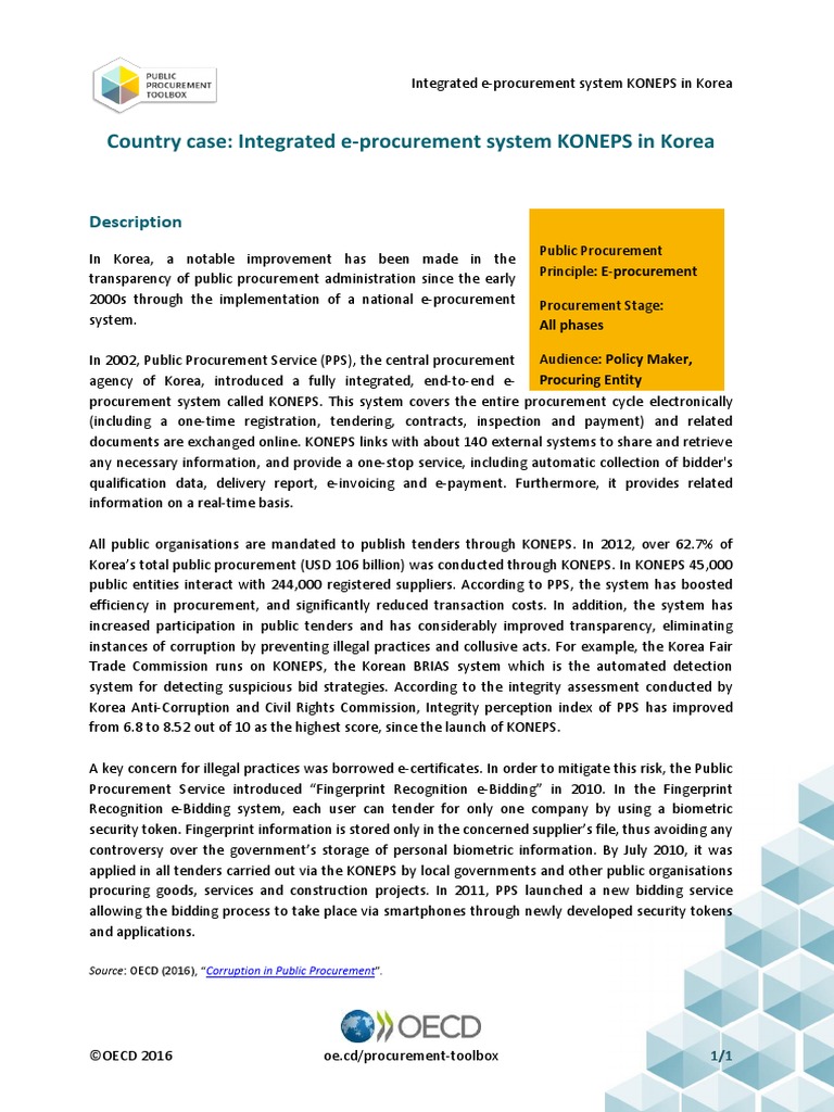 Integrated e Procurement System Koneps | PDF | Procurement | Computing