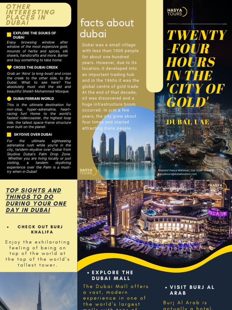 BROCHURE DUBAI - THE CITY OF GOLD | PDF