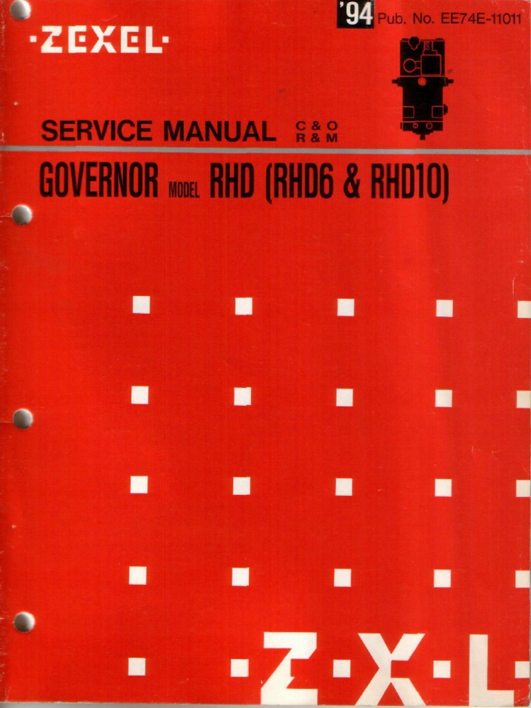 03-072-2 GOVERNOR RHD6-10 300dpi | PDF | Piston | Manual Transmission