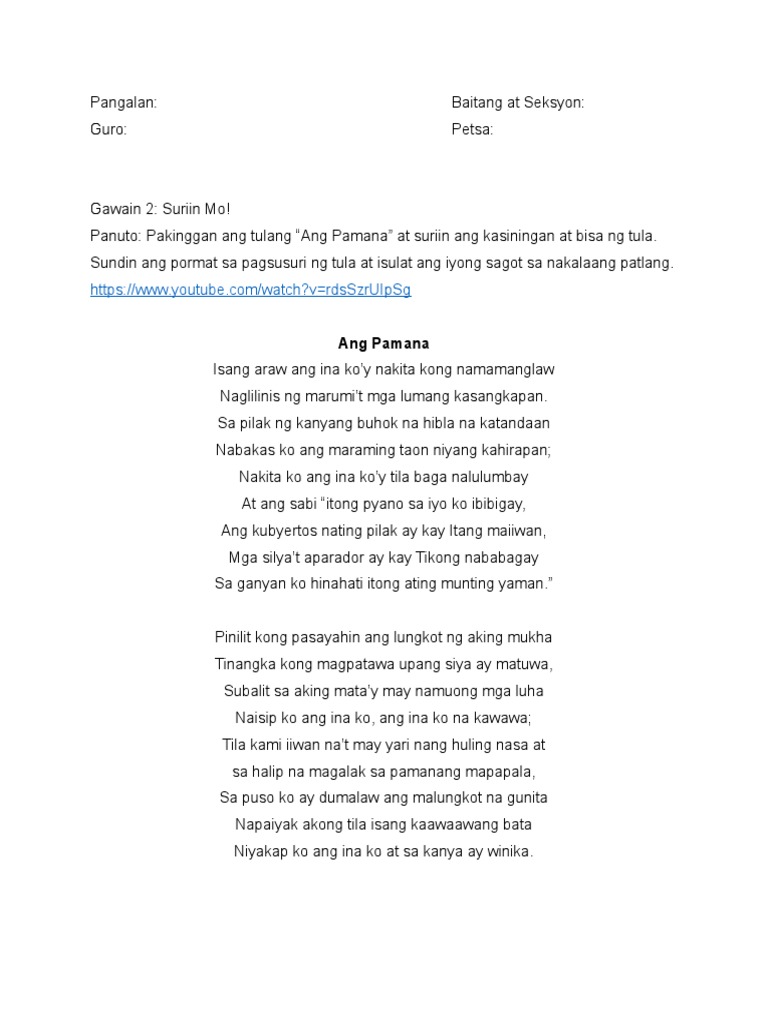 Gawain 2 Pagbibigay Opinyon | PDF