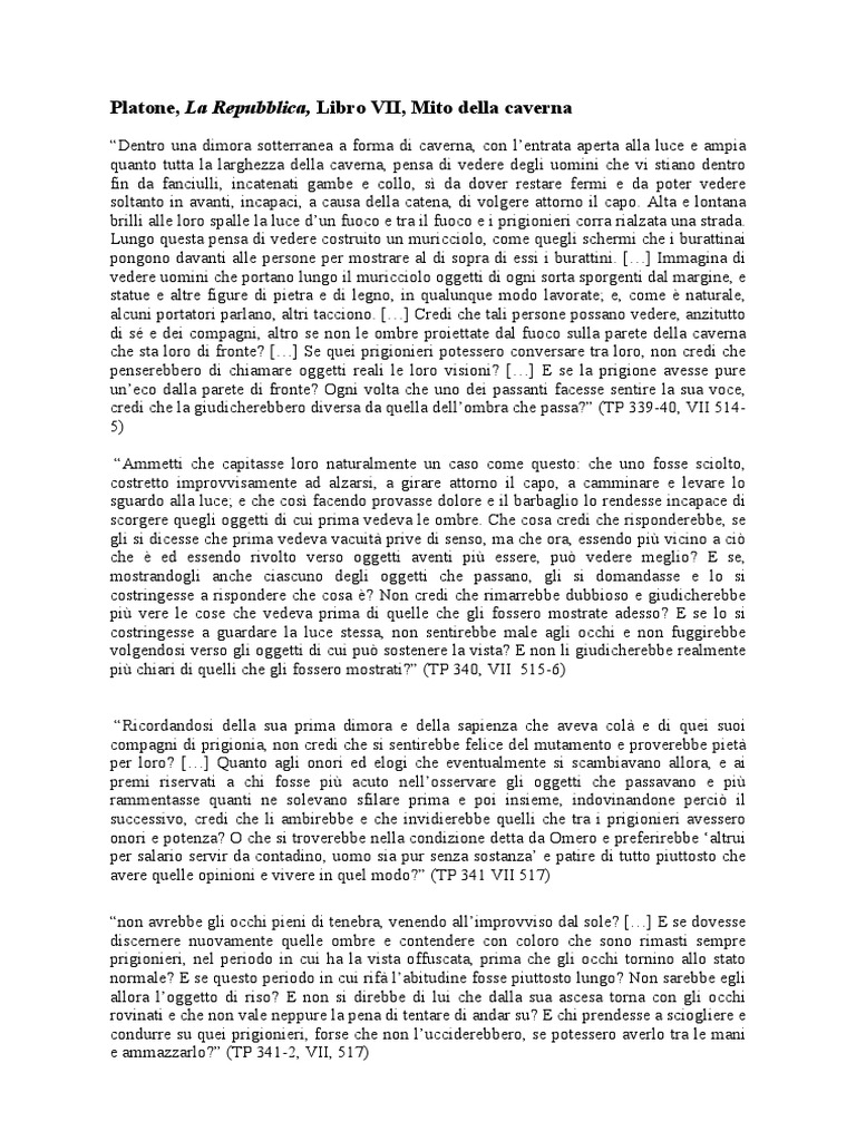 Mito Della Caverna | PDF