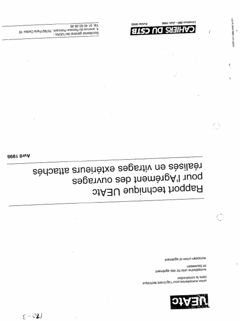 CSTB Cahier 3052 | PDF