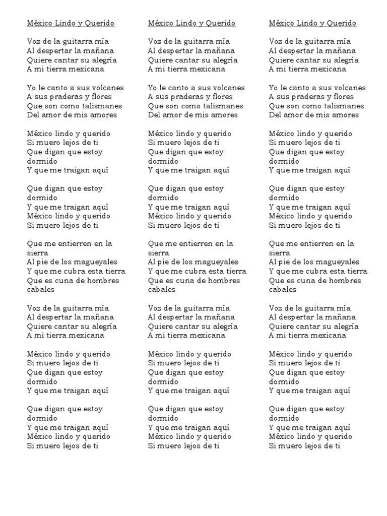 México Lindo y Querido | PDF