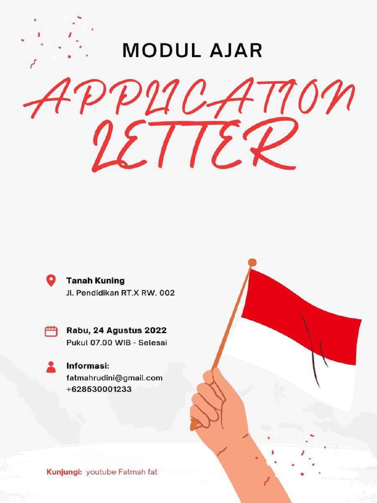 Modul Ajar Application Letter | PDF