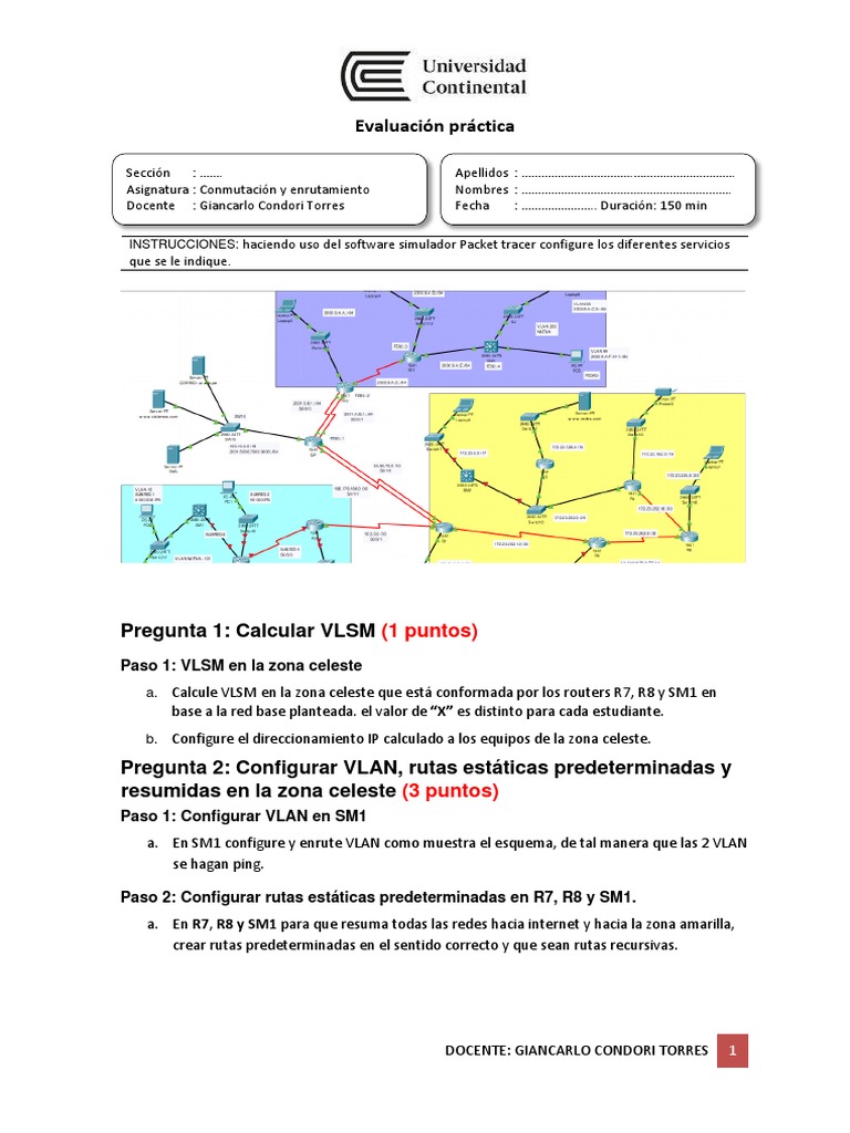Configuración de Redes Packet Tracer | PDF | Enrutador (Computación) | Red de arquitectura