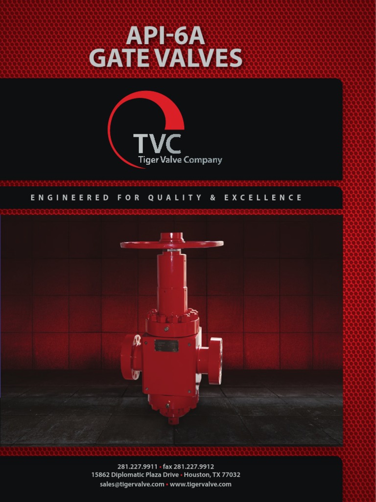 TVC API 6A Vavle | PDF