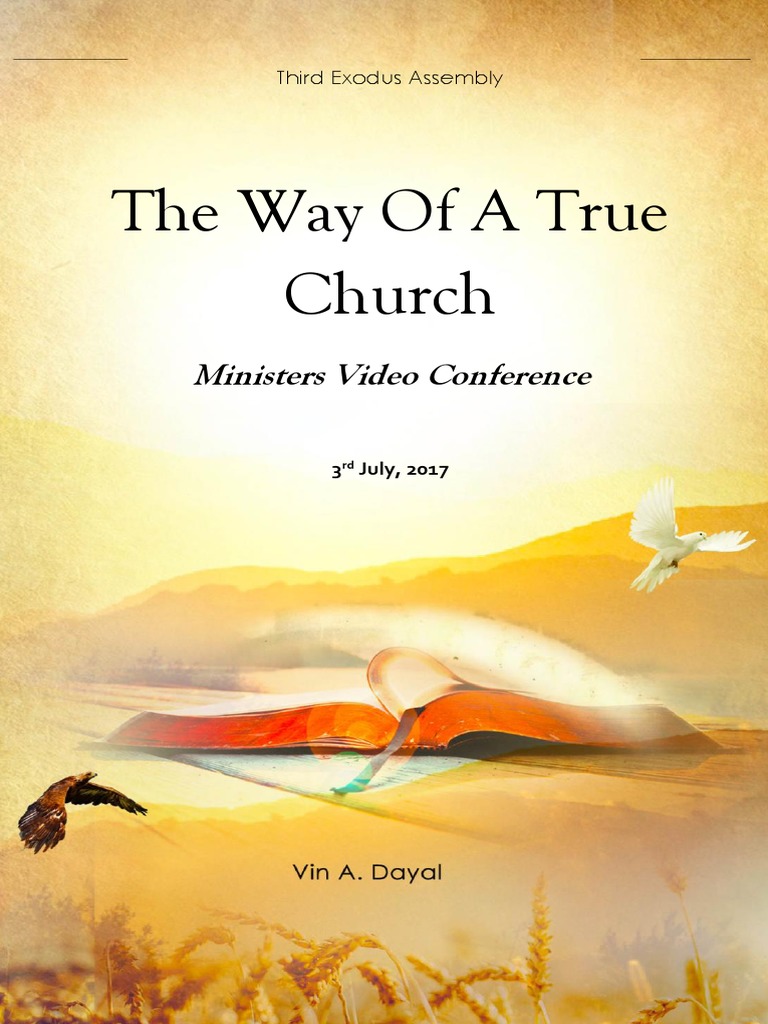 2017-0703 The Way of A True Church | PDF | Sermon | Ark Of The Covenant