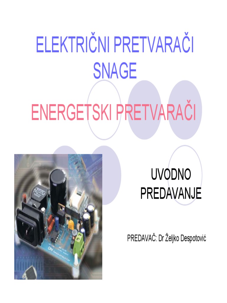 Predavanje 01 UVOD Chopper | PDF