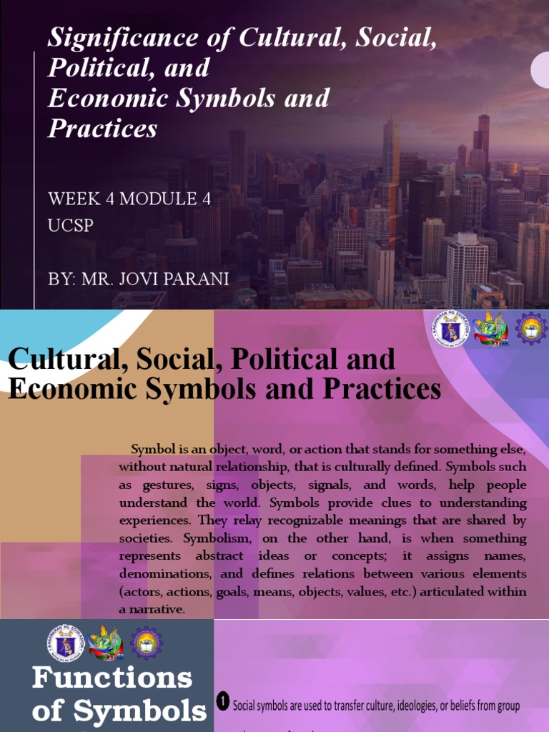 Ucsp Lesson M4 To M6 | PDF | Socialization | Symbols