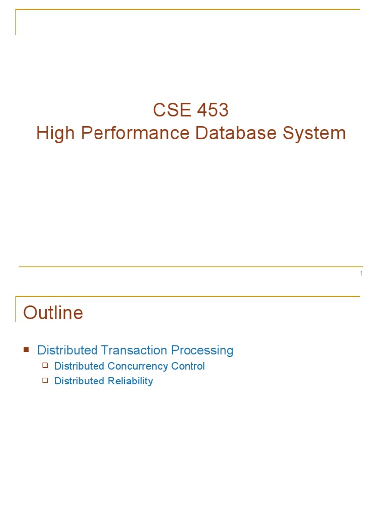CSE 453 Slide 4 | PDF | Database Transaction | Information Technology