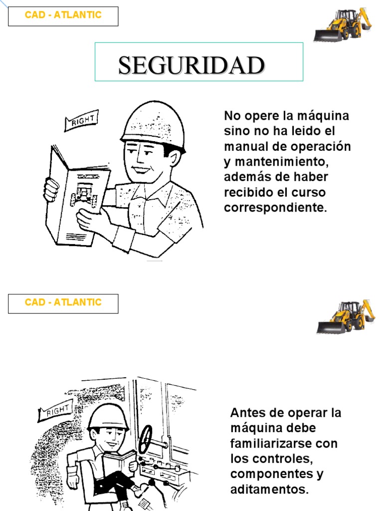 Seguridad De Excavadora 1° CLASE | PDF | Líquidos | Quemar