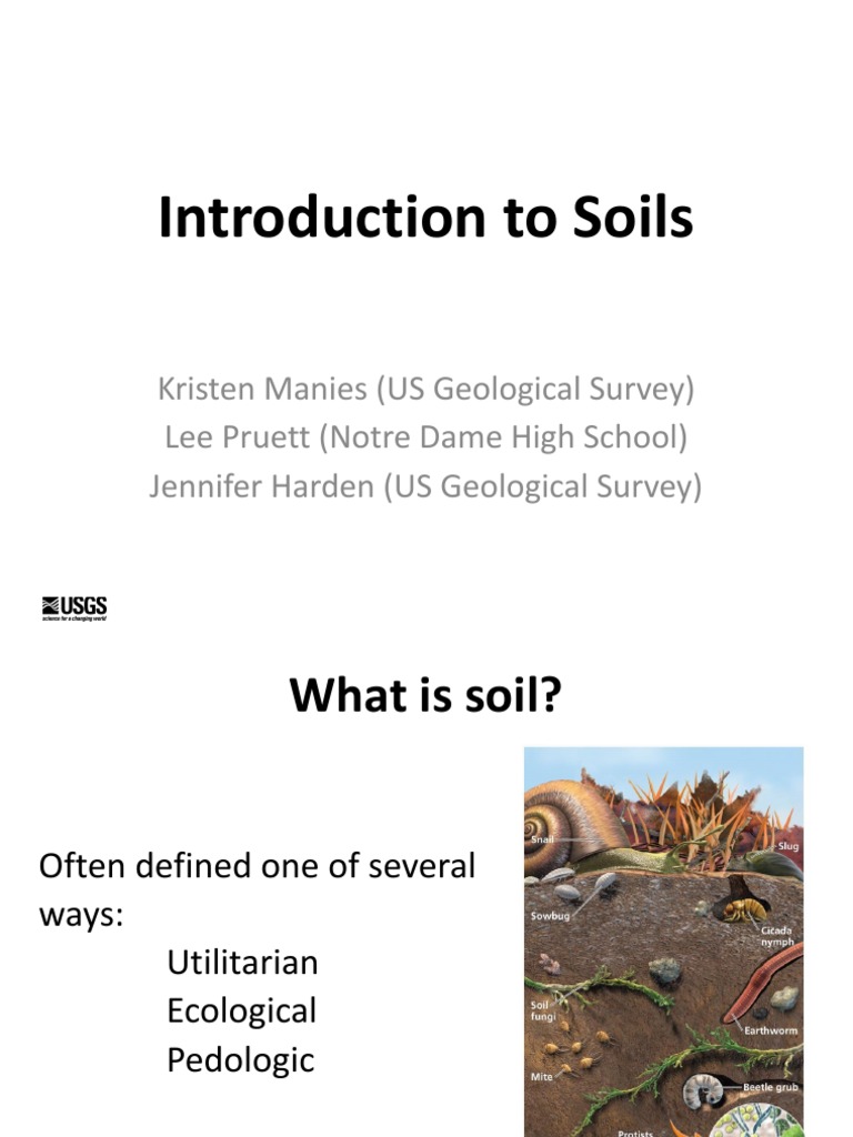 Introduction To Soils USGS | PDF