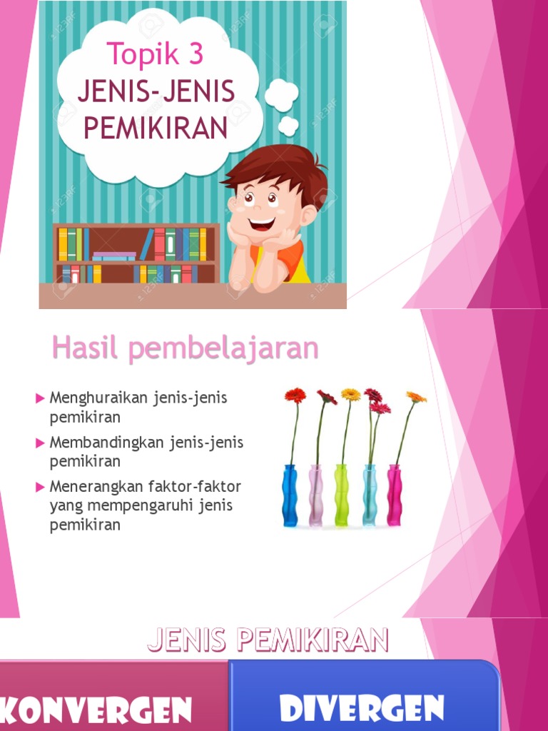 Topik 3 Jenis Pemikiran | PDF