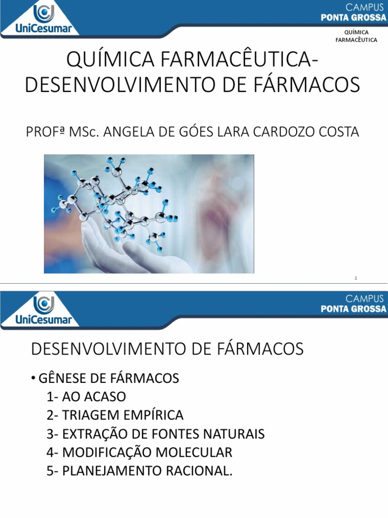 Aula 3 Desenvolvimento de Farmacos PDF | PDF