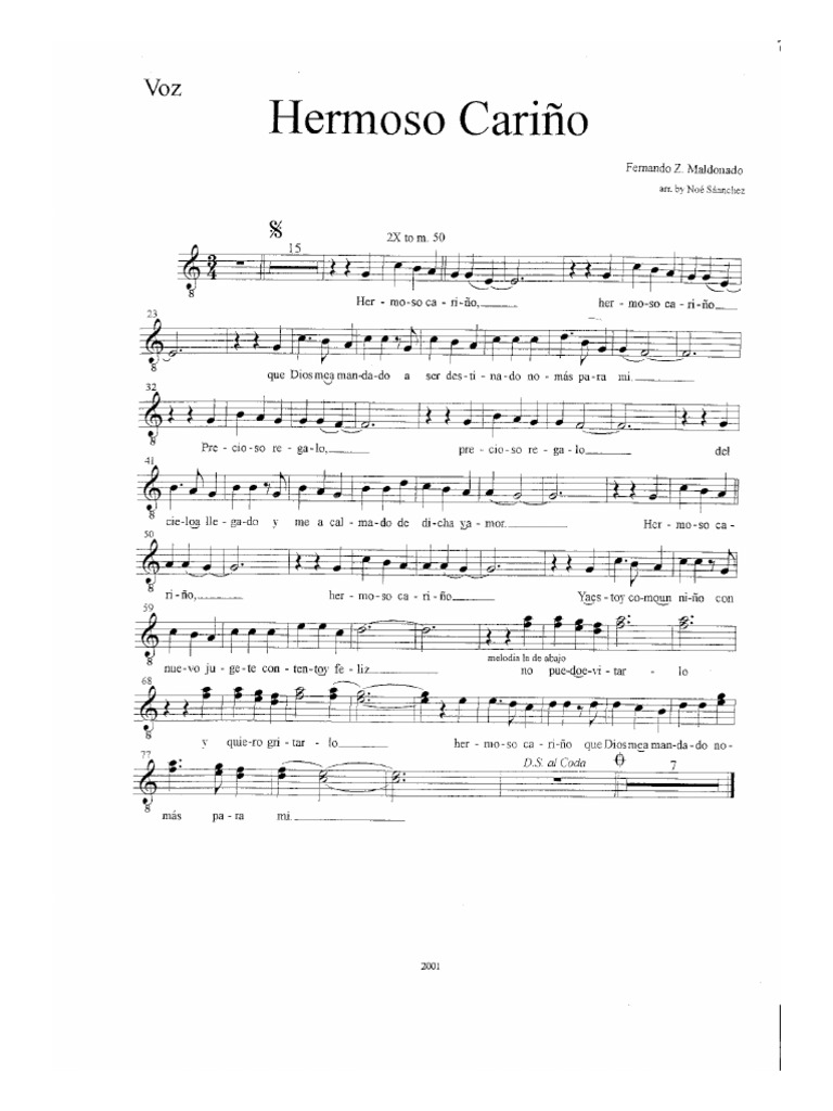 Hermoso Cariño | PDF