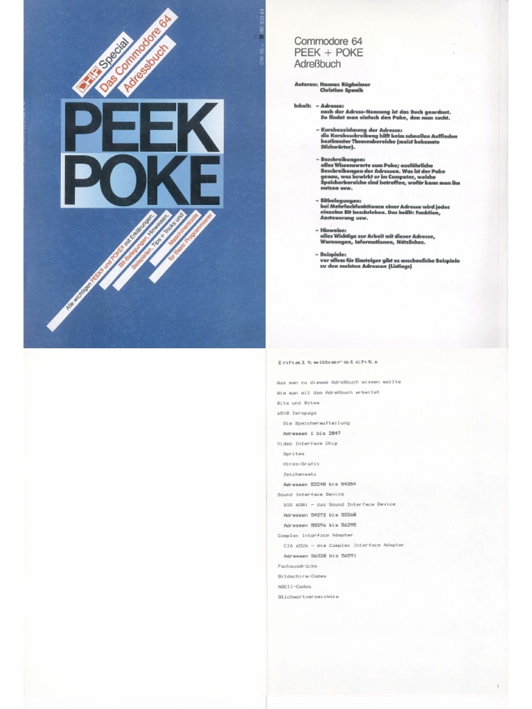 c64 Peek Poke | PDF