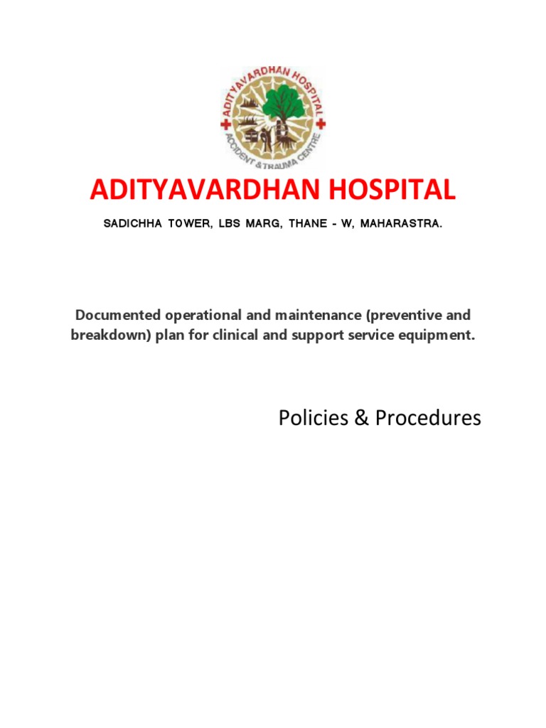10 Documented Operational and Maintenance (Preventive and Breakdown ...