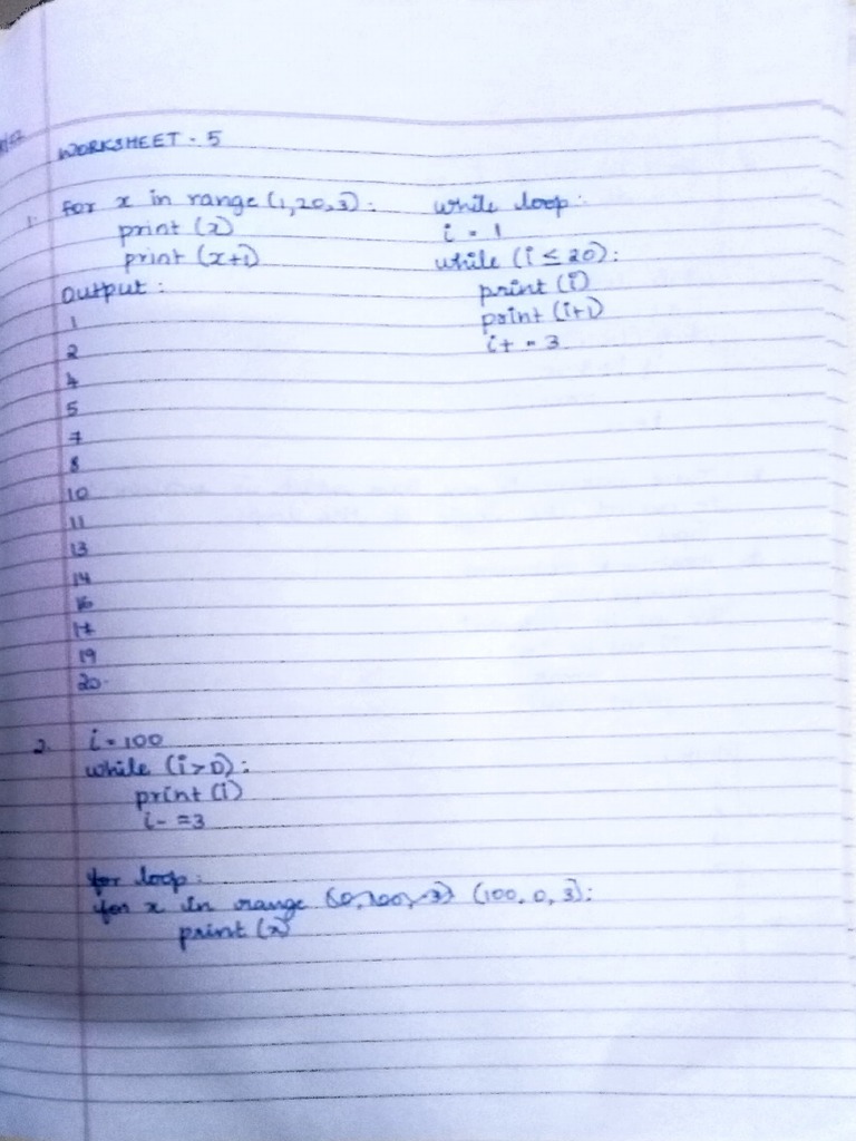 CS Worksheet 5 | PDF