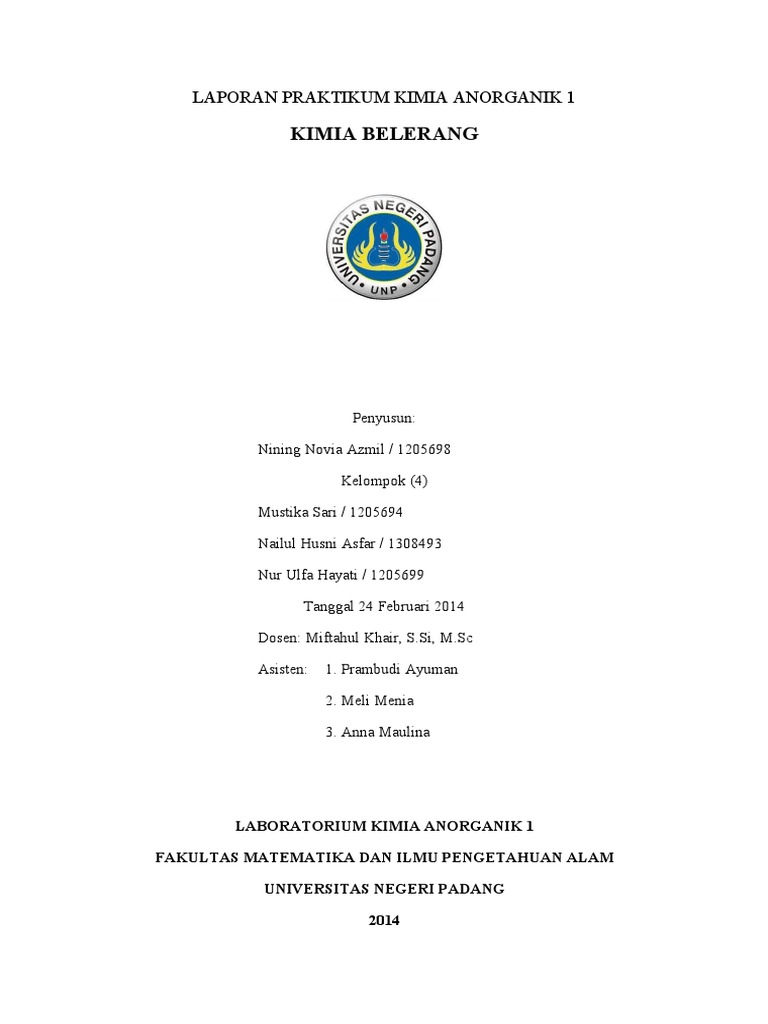 Kimia Belerang | PDF