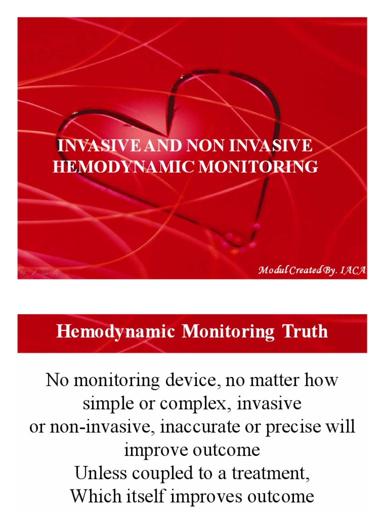 3.pemantauan Hemodinamik Non Invasif, Semi Invasif Dan | PDF ...