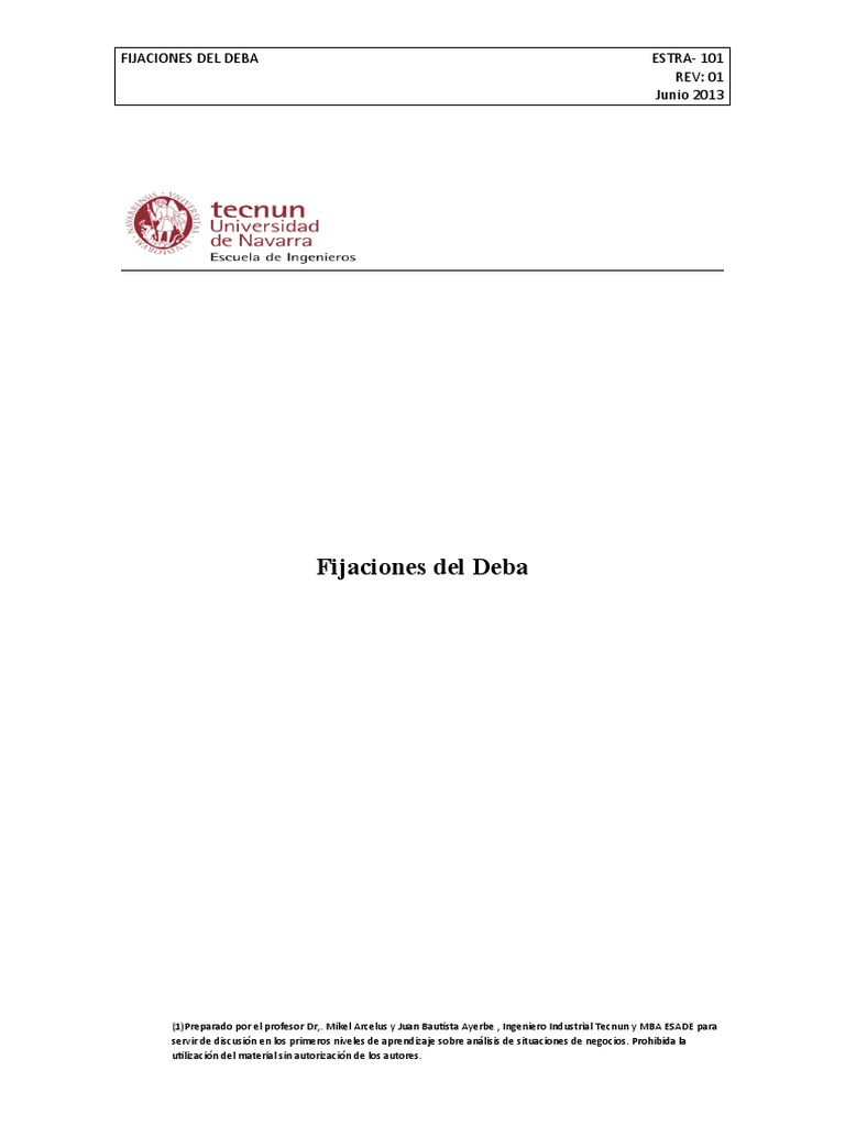 Fijaciones Del Deba | PDF | Tornillo | Business