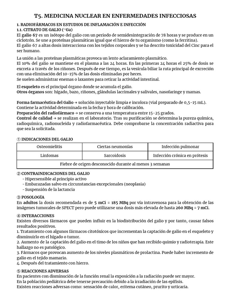 T5. Enfermedades Infecciosas | PDF | Inflamación | Enfermedad ...